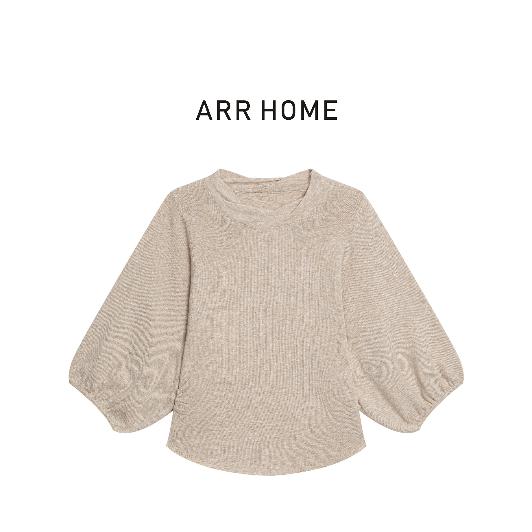 ARR HOME【云笼漫袖】法式松弛感灯笼袖设计百搭中袖纯色上衣