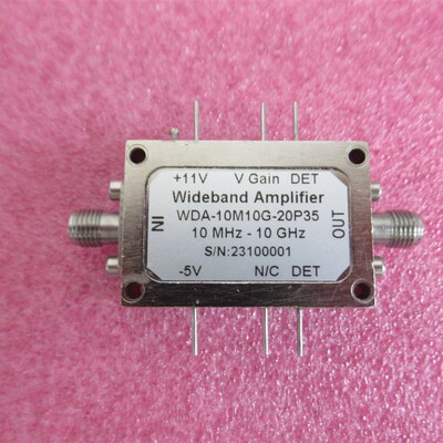 10MHz-10GHz 35dB 20dBm 0-20dB可调 射频 VGC 增益控制放大器