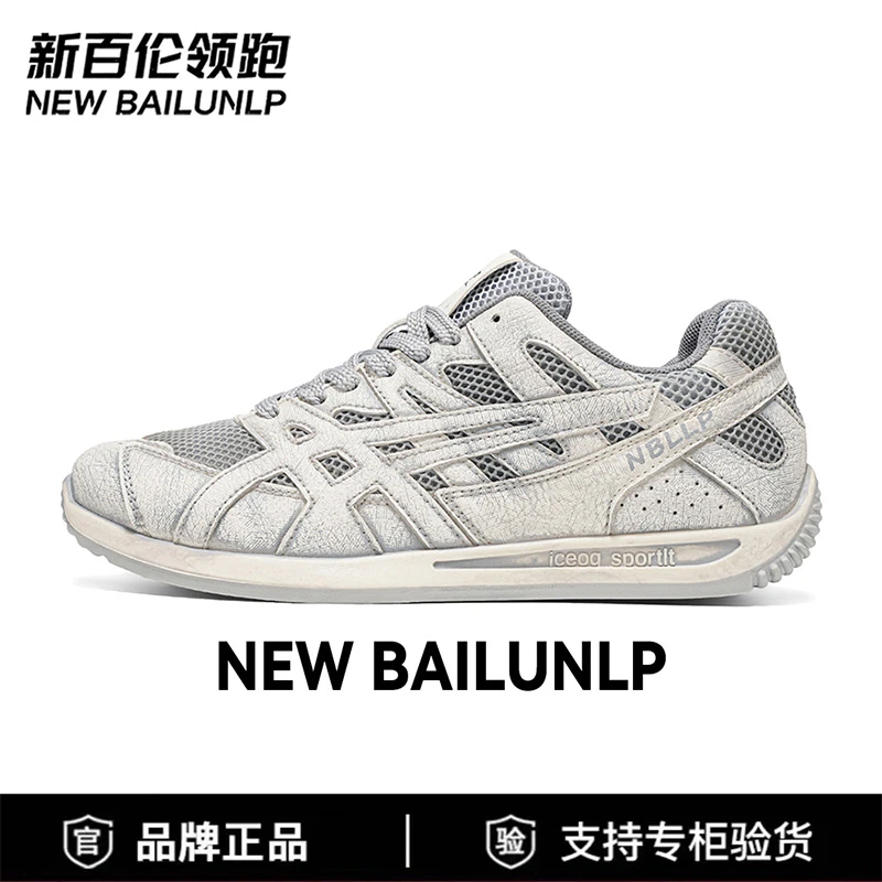 新百伦领跑男鞋2026新款韩版系带潮流运动休闲鞋舒适软底百搭男鞋