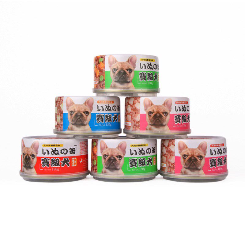 亚禾狗罐头180g*6罐宠物狗零食幼犬鸡肉狗狗拌狗粮营养湿粮宠物