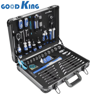 GOODKING 64PCS手动工具套装汽车修理工具套件机械工具箱家用套
