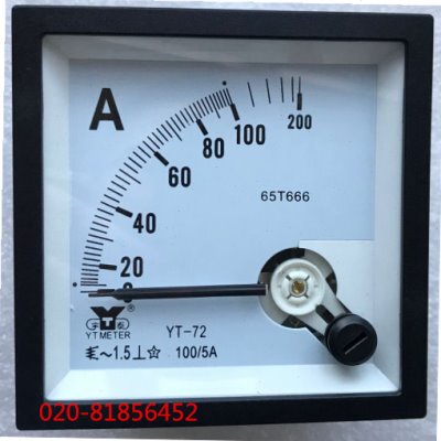 交流电流表YT72-100/5A 100A 150A 200A 300A CP-72  SQ-72 CZ-72