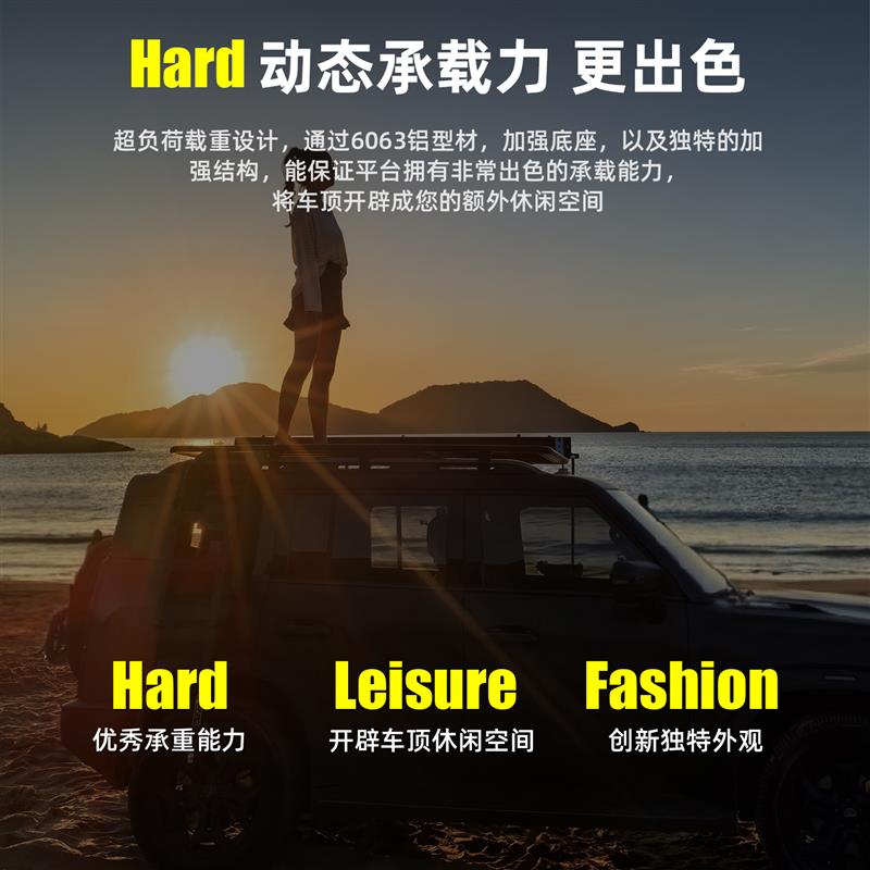 捷途旅行者自由者T1山海T2车顶平台行李架书包天幕爬梯行李箱帐篷