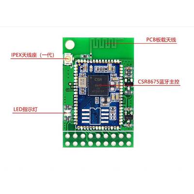 CSR8675 蓝牙5.0模块组差分模拟I2S/SPDIF数字音频输出