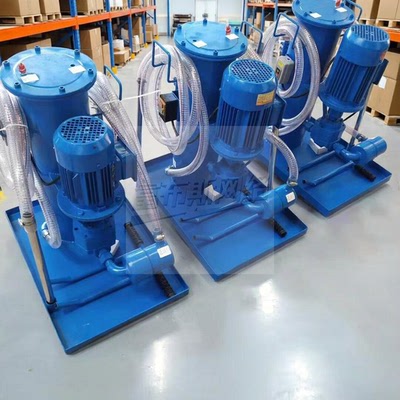 LUC液压油过滤器小型滤油机液压移动式滤油车工业过滤机抽油机