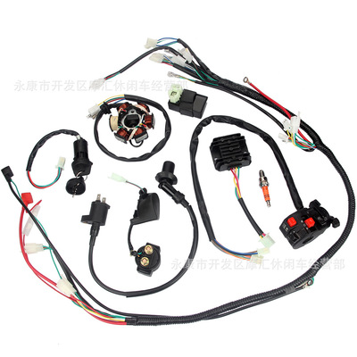 ATV四轮沙滩车配件GY6 125CC 150CC全车线束线路点火系统CDI套件