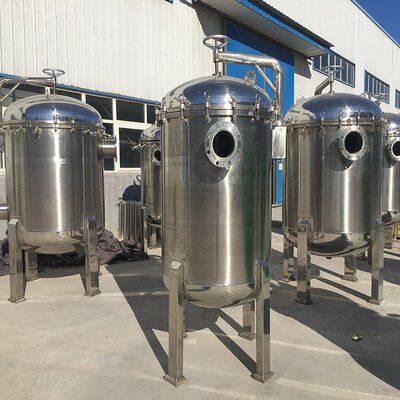 国海滤器工业污水废水处理过滤器不锈钢高精袋式过滤器LFD-2-8P