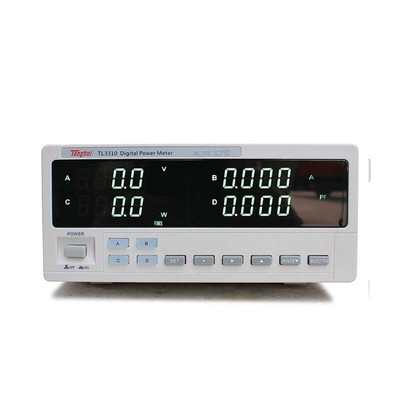 Tonghui/同惠 TL3310数字功率计单相数字功率测试LED数码屏5V-60