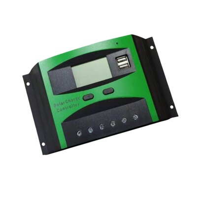 外贸款12V24V30A40A50A60A太阳能充电控制器液晶PWM太阳能控制器