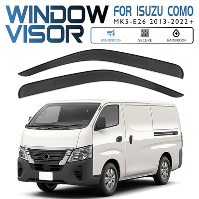 适用于五十铃ISUZU Como Window visor车窗晴雨挡雨遮阳扰流板