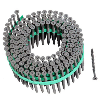 塑料绳卷钉 塑带卷钉塑料卷钉 plastic rope coil nail