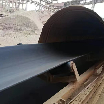 加工制作爬坡沙石输送带 加厚大型砂石输送带 防滑耐磨重型输送机