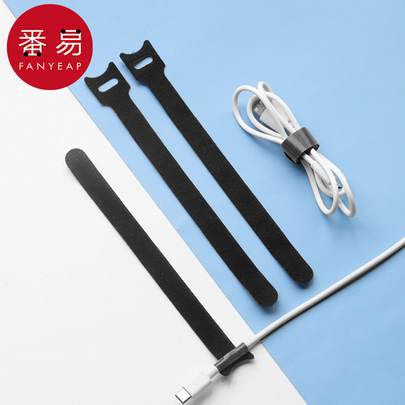 理线器B1zzn001-分线整理魔术贴数据线收纳自粘扎带固定绑带