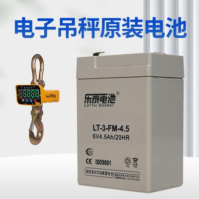 依托克电子吊秤6V3.7V电池电子称6V锂电池8.4V吊秤充电器电子秤
