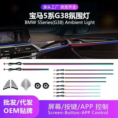 汽车氛围灯适用于宝马5系G38 BMW 5Series (G38) Ambient Light