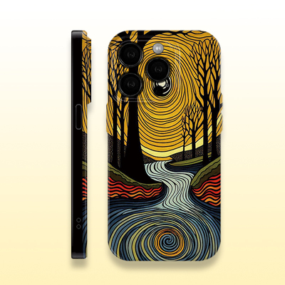 克苏鲁混乱抽象风景菲林手机壳亮面适用iPhone16prom红米k80华为MATE60硬壳VIVOX200苹果15/xr新款OPPOFINDX8