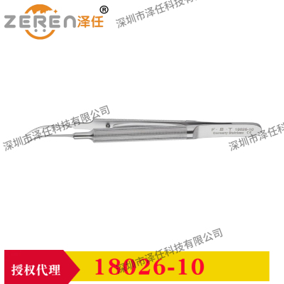 FST镊子18026-10 Round Handled Suture Tying Forceps FST代理商