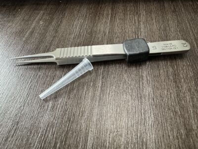 Dumont镊子1108-L5-PO 带滑动锁紧扣L5镊子 实验室精细镊子