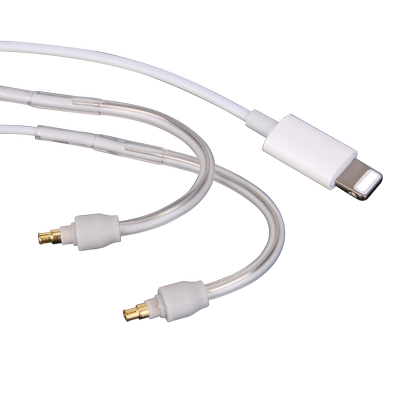 Earmax lightning苹果插头 森海塞尔 IE40pro iphone 11 12耳机线