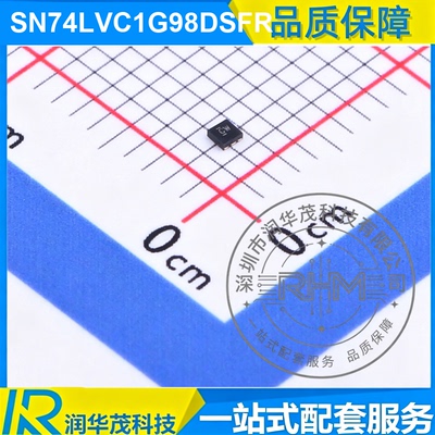 全新 SN74LVC1G98DSFR X2SON-6 丝印 CY 1CH 5V 可配置门 原装 TI