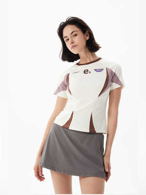 运动浅紫色索罗娜修身女式轻薄