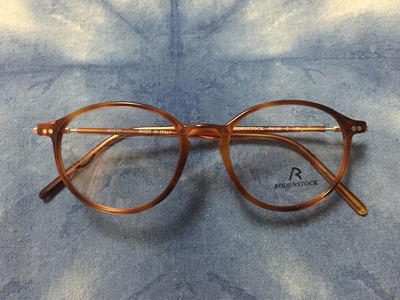 罗敦司得琥珀复古全框板材眼镜架