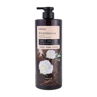 沃尔玛代购MEFREE雪松桂花精油香氛沐浴露1kg保湿滋润家庭装正品