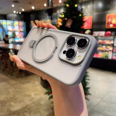 with ring stand holder for iphone 11 12 13 14 15 pro max back phone case cover protector