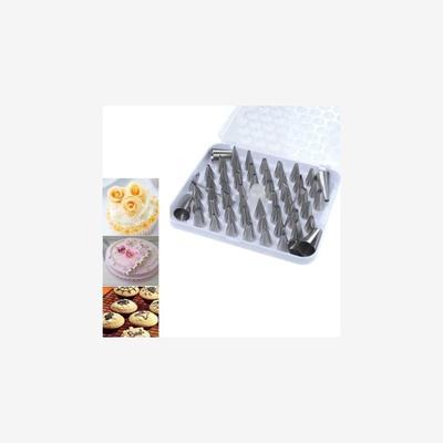 52pcs Cake Pastry Frosting Icing Baking Nozzles Tip Set Kit