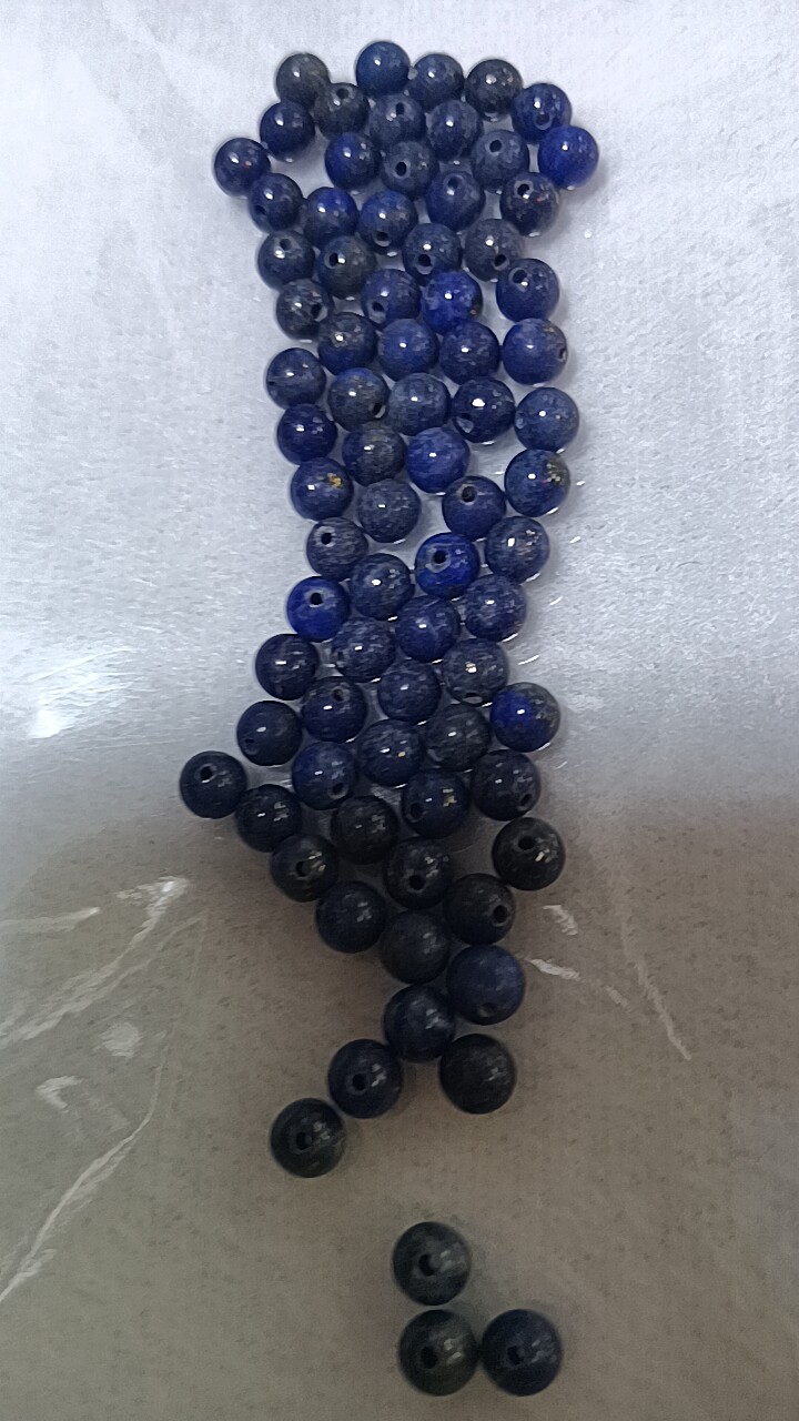 4-10mm天然阿富汗帝王青金石圆珠散珠子 diy手工串珠编串手链材料