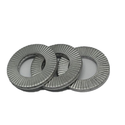 65锰达克罗双叠自锁垫圈双面齿