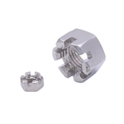 304/316不锈钢六角开槽螺母