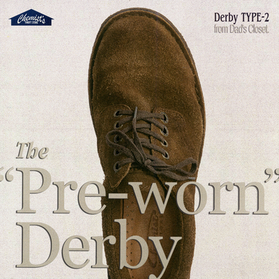 化学制品 中古市场淘来的旧皮鞋  F4_BLK/BWN_DERBYTYPE2