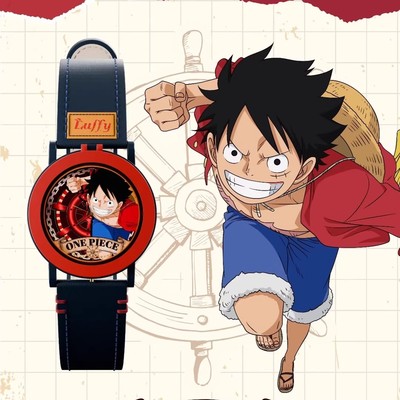 正版原谷动漫海贼王手表盲盒手表二次元创意动漫航海王周边礼物