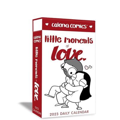 【现货】卡塔纳漫画有爱的瞬间-2023年日历豪华版Catana Comics Little Moments of Love 英文文创日历Catana Chetwynd日历Simon