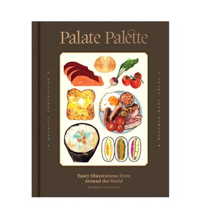 【现货】口感调色板PALATE PALETTE英文平面设计印刷版式色彩平装victionary进口原版书9789887462804