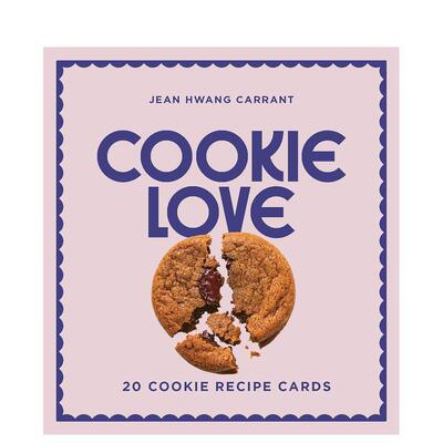 【预售】曲奇之爱 20 张曲奇食谱卡Cookie Love英文餐饮Hwang Carrant  Jean精装Quadrille Publishing Ltd进口原版书97818378365