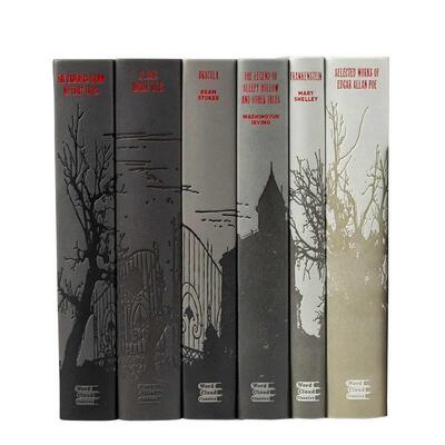 【现货】字云经典：恐怖故事合集（一套5本） 【Word Cloud Classics】Horror Collection 原版英文文学 特殊书口 压纹封面