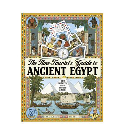 【预售】时间旅行图书者古埃及指南 The Time-Tourist's Guide to Ancient Egypt 英文进口原版儿童绘本图书 历史科普Emma Roberts
