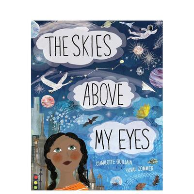 【预售】【手风琴书】我眼中的天空【Look Closer】The Skies Above My Eyes英文儿童绘本知识百科Charlotte Guillain精装wordspi