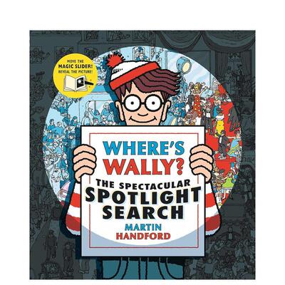 【现货】沃利在哪儿引人注目的焦点搜索Where’s Wally The Spectacular Spotlight Search英文儿童趣味3-6岁精装Martin Handford