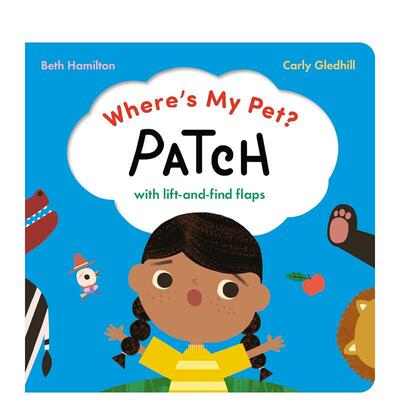 【预售】我的宠物在哪里Where'S My Pet?英文儿童趣味3-6岁纸板书进口原版书Hamilton  Beth Little Tiger Press
