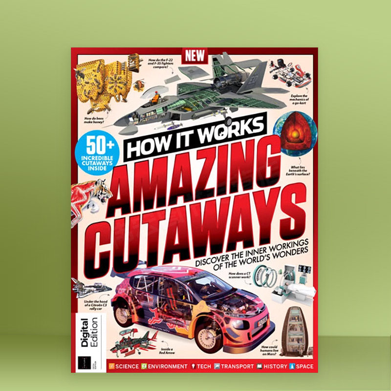 【现货】【2024新刊】How It Works Book of Amazing Cutaways 2024学术科普杂志 英文原版人文社科期刊杂志