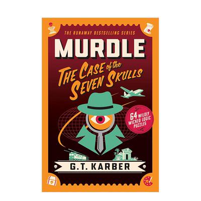 【预售】默德尔七骷髅谜案  道疯狂的逻辑谜题Murdle英文文学小说G. T. Karber平装St. Martin's Press进口原版书9781250350701