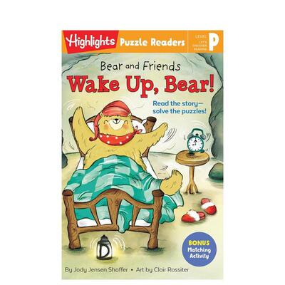 【现货】熊和朋友们醒醒Bear and Friends Wake Up Bear英文儿童绘本IP系列3-6岁精装Jody Jensen Shaffer进口原版书Highlights P