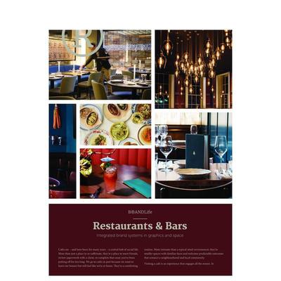 【预售】品牌生活 餐厅和酒吧 在图形和空间上整合品牌系统BRANDLife Restaurants & Bars英文室内设计空间与装饰Victionary平装v