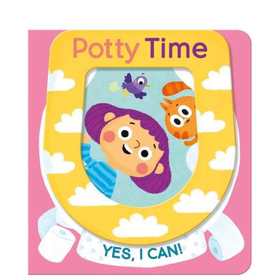 【预售】我可以：自己上厕所 【Yes， I can】Potty time 英文进口原版儿童启蒙图书 低幼生活技能Yoyo Books
