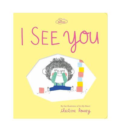 【现货】【洞洞书】我看见你了【The Promises Series】I See You英文儿童绘本IP系列Christine Roussey纸板书Abrams Appleseed3-