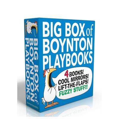 【预售】博因顿游戏书大礼盒套装Big Box of Boynton Playbooks Boxed Set英文儿童绘本IP系列Sandra Boynton纸板书Boynton Bookw