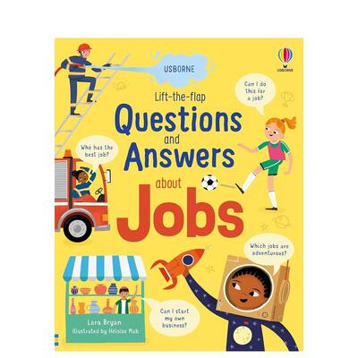 【现货】【你问我答科普翻翻书】工作【Lift-the-Flap Questions and Answers Jobs英文儿童趣味 Lara Bryan  Heloise Mab纸板书6